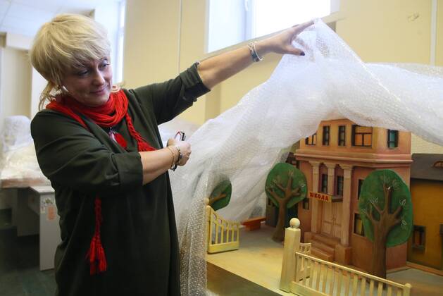 MOSCOW, RUSSIA - : Chairwoman of the Soyuzmultfilm Russian animation ...