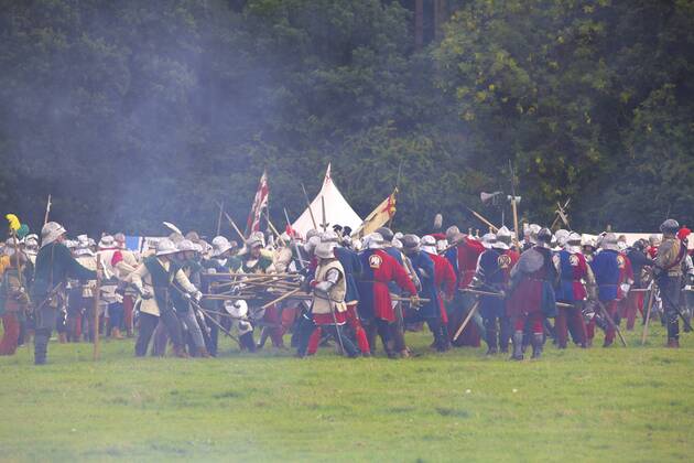 Battle of Bosworth Field Re-enactment, Market Bosworth, Leicestershire ...