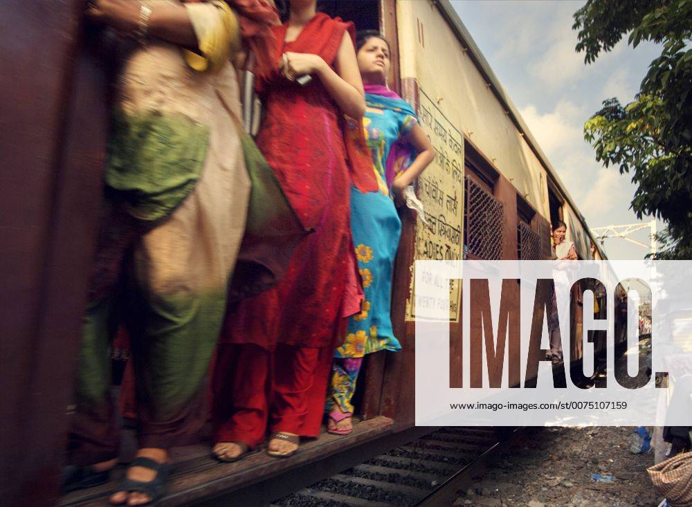 Commuters on a packed trains, Mumbai, Maharashtra, India, South Asia