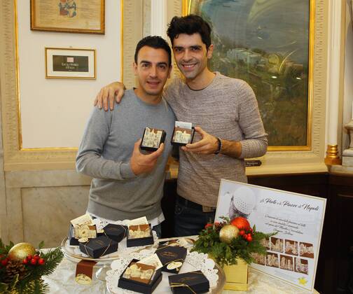 Local Caption Napoli The master chocolatier Gennaro Bottone presented ...