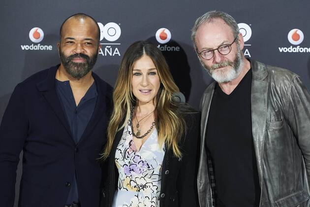 Madrid Liam Cunningham, Sarah Jessica Parker, Jeffrey Wright during the ...
