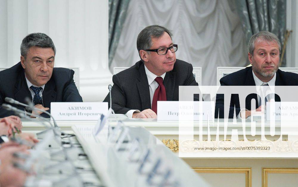 MOSCOW, RUSSIA - DECEMBER 19, 2016: Andrei Akimov, Gazprombank ...