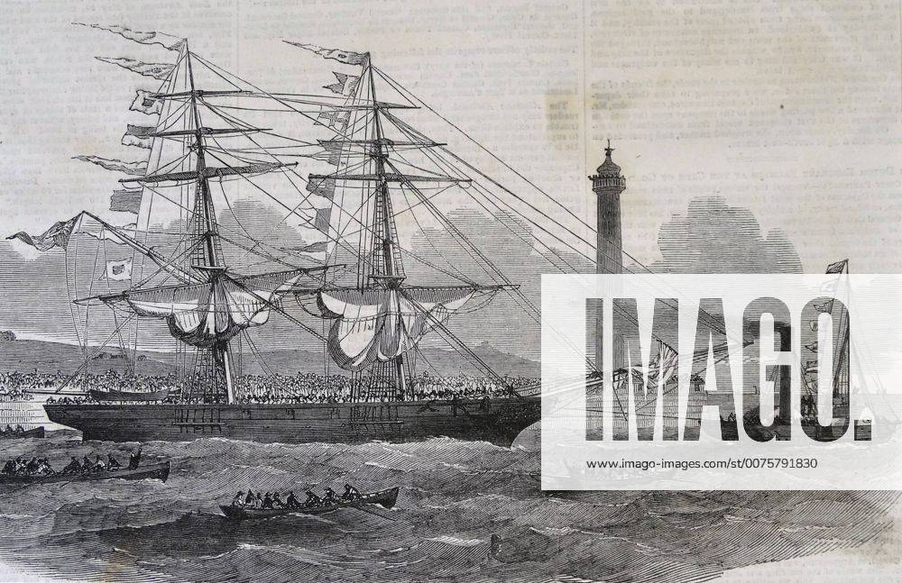 The Lizzie Webber. the first emigrant ship to leave Sunderland for ...