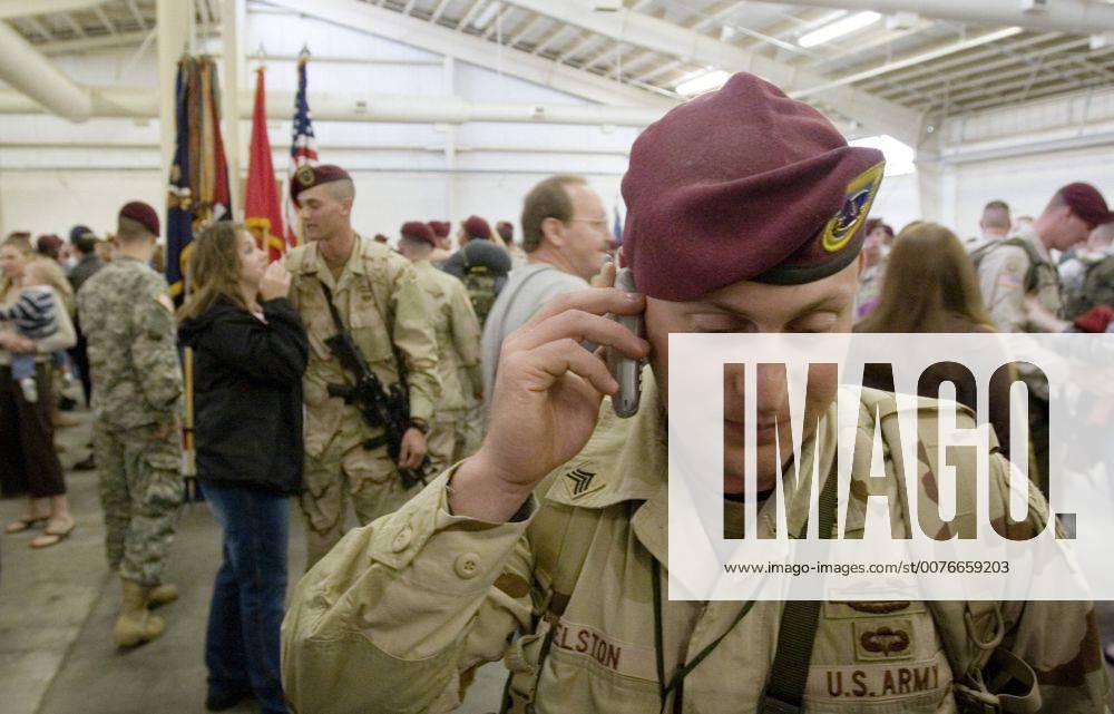 Mar 17, 2006; Pope Air Force Base, NC, USA; Army Sgt. Eric Elston of ...