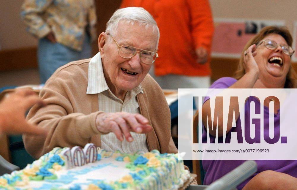 CAPTION: Fran Carlson, at far right, laughs out loud as Centenarian ...