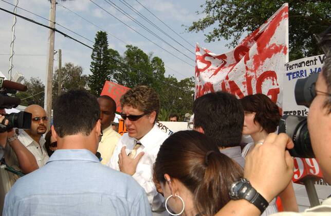 Mar 26, 2005; Pinellas Park, FL, USA; RANDALL TERRY, a family spokesman ...
