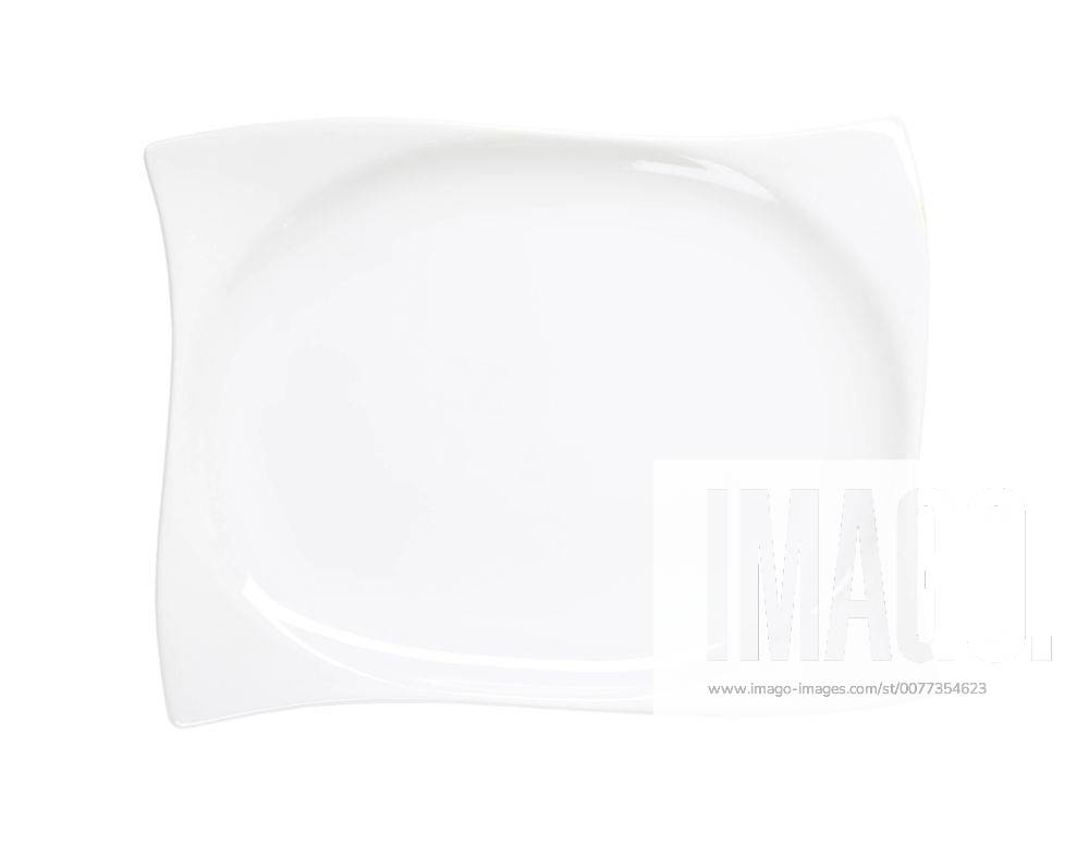 Stylish wave shaped rectangle plate