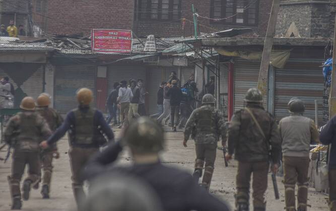 February 22 2024 Srinagar Jammu And Kashmir India An Indian