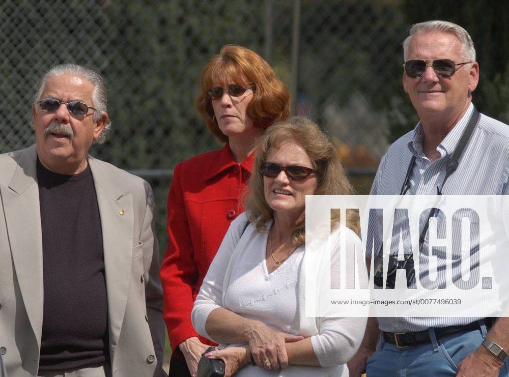 L-R, Dan with wife Linda Terry in red coat, of Sacramento and Valerie ...
