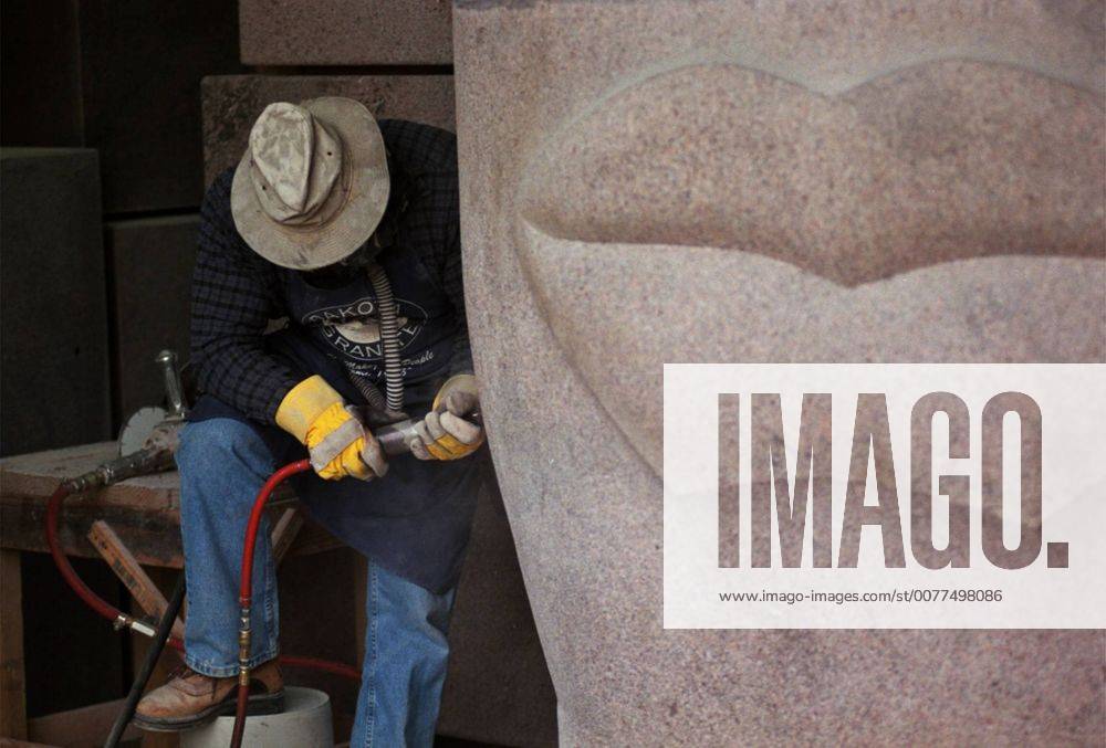 Lede: Roseville stone artist Gene Chapman surfaces a section of his ...