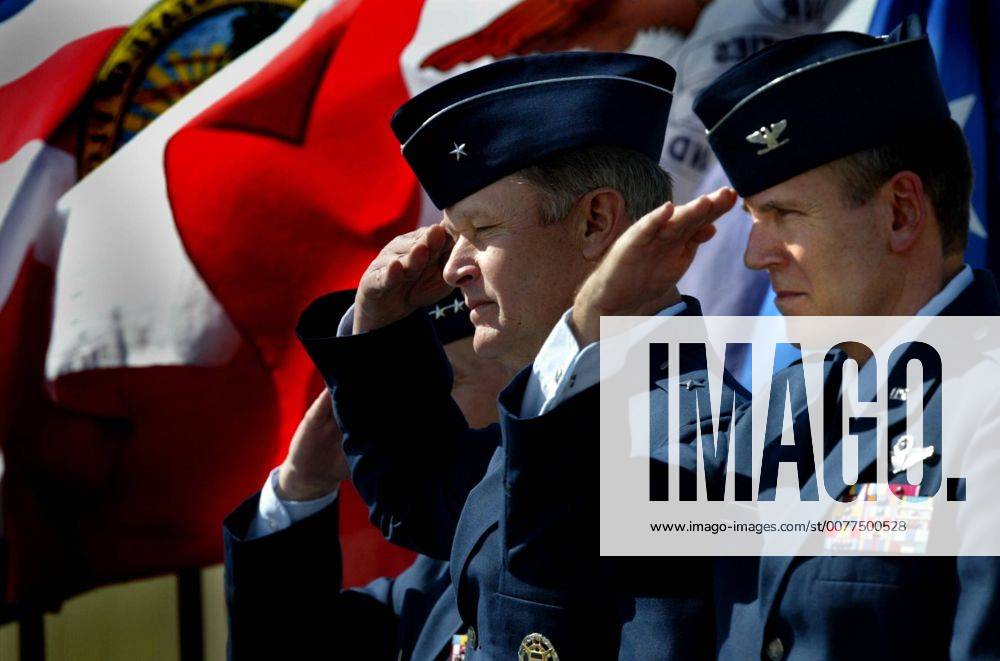 Brigadier General Stanley Gorenc left and Colonel Thomas B. Wright ...