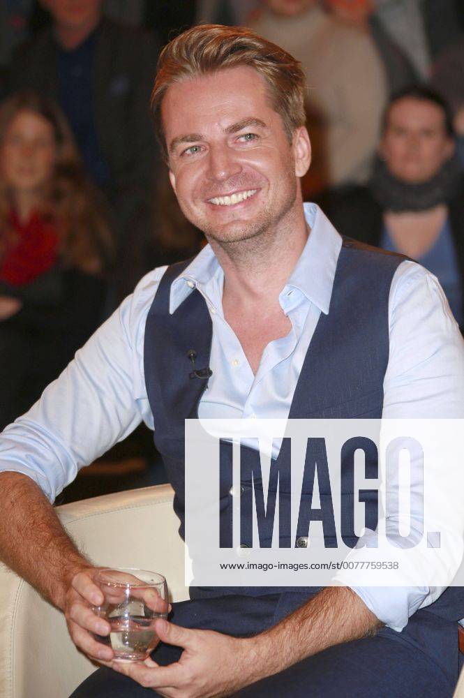 Alexander Stevens in der ZDF-Talkshow Markus Lanz live aus dem Studio ...