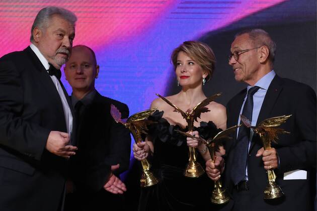 MOSCOW, RUSSIA - : Nika founder and artistic director Yuli Gusman at a ...