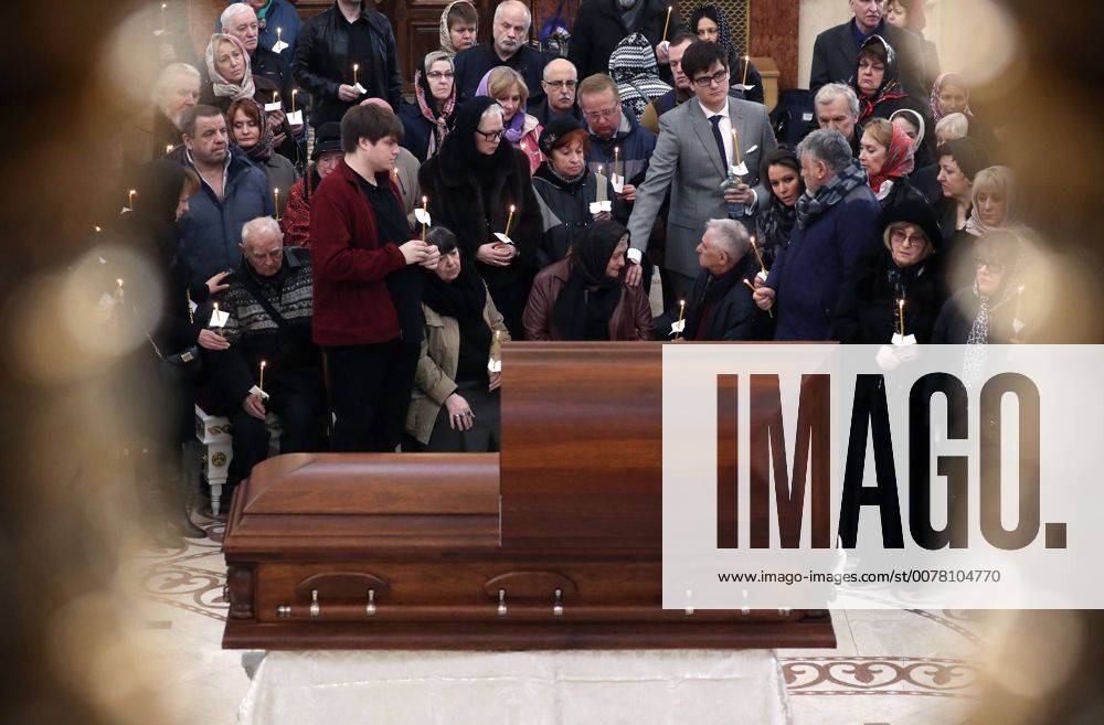 MOSCOW, RUSSIA - APRIL 10, 2017: Yevgeny Yevtushenko s widow Maria ...