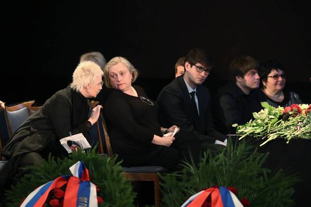 MOSCOW, RUSSIA - : Yevgeny Yevtushenko s widow Maria Novikova attends a ...