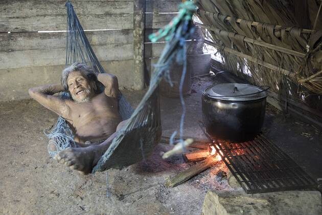 Huaorani people, native Indians from the Amazonian Region of Ecuador ...
