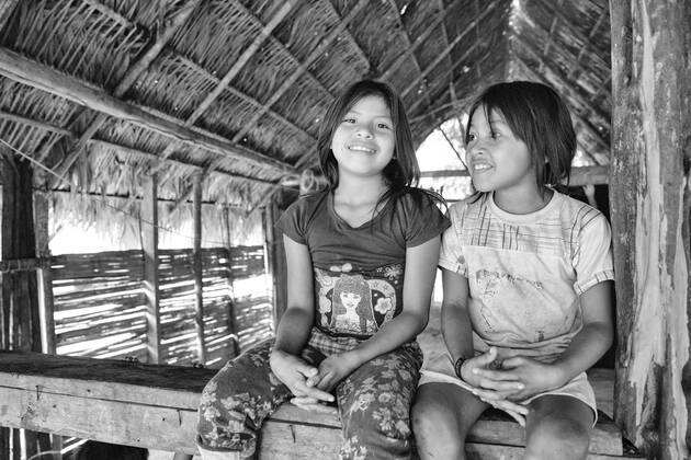 Huaorani people, native Indians from the Amazonian Region of Ecuador ...