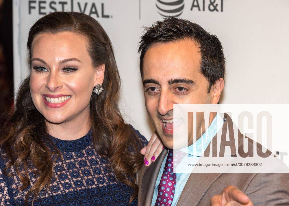 Cast member Amir Talai and his wife Nina Manni arrive to attend the ...