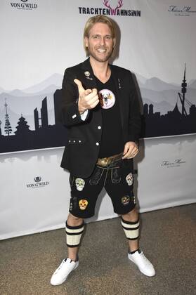 Robin Bade bei der Präsentation der Trachten-Trends 2017 von ...