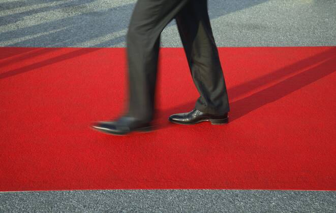 Duesseldorf, Nordrhein-Westfalen, DEU - Roter Teppich auf einer Veranstaltung von LTU auf dem