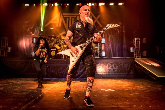 Toronto, Ontario, Canada - Americal thrash metal band Anthrax performed ...