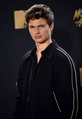 Actor Ansel Elgort appears backstage during the MTV Movie & TV Awards ...