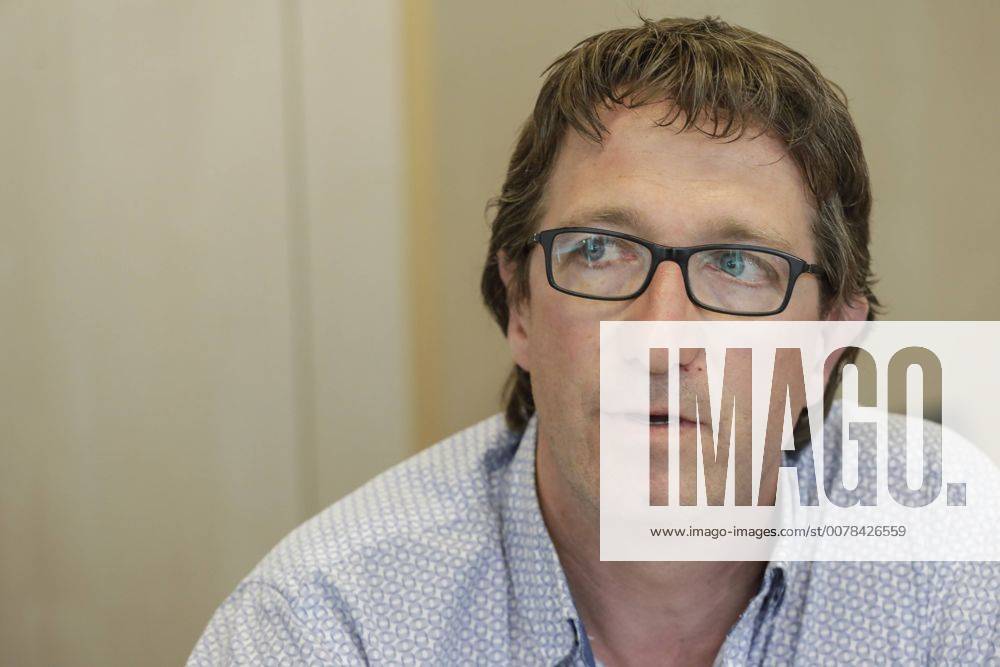 Steven Bogaert from ACV Metal pictured during a meeting between the ...