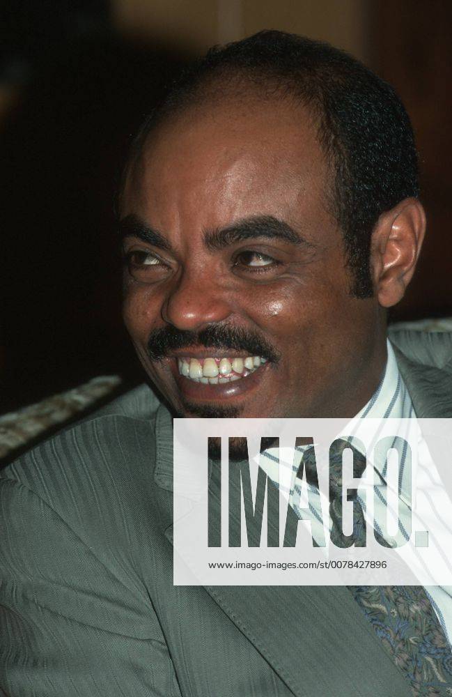 Meles Zenawi, Praesident von Aethiopien, Addis Abeba, den 31.01.2000 ...