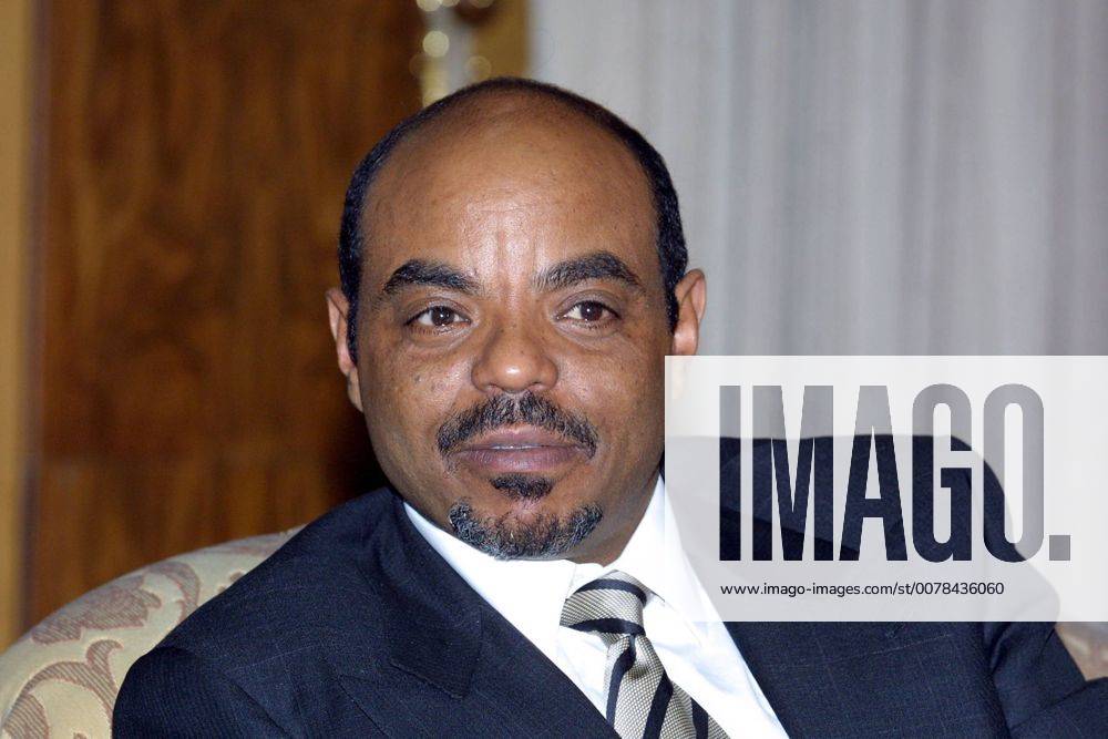 Meles Zenawi , Premierminister von Aethiopien , Addis Abeba , den 09.10 ...