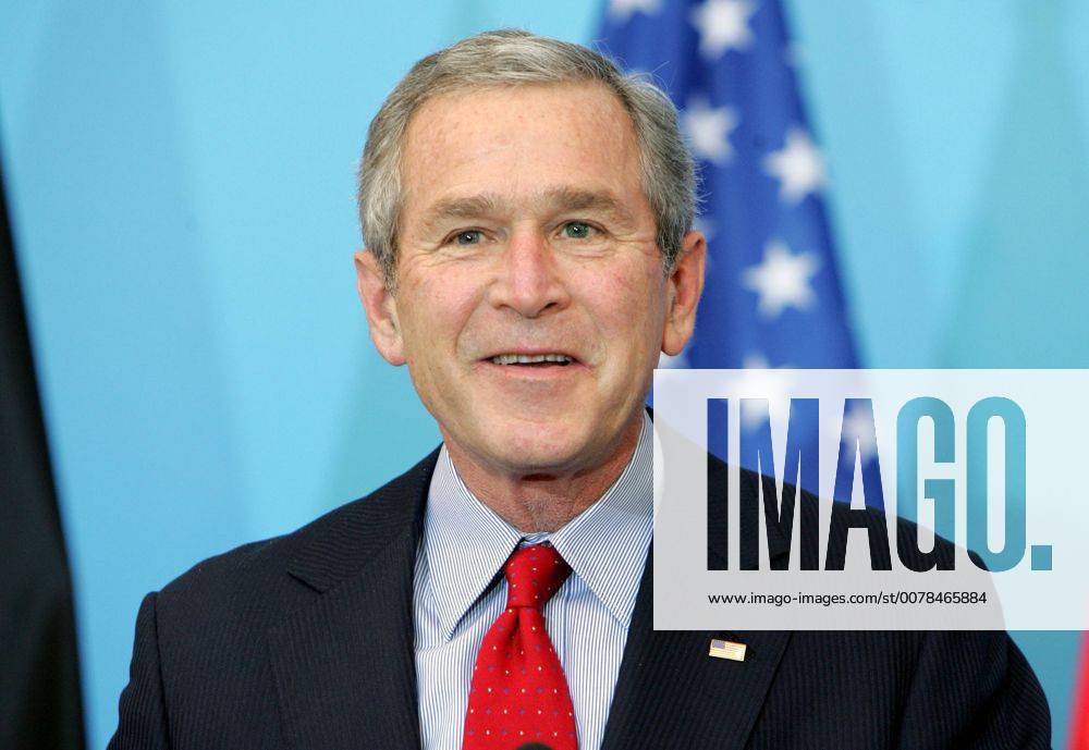 Georg W. BUSH , Praesident der USA . Georg W. BUSH , President of the ...