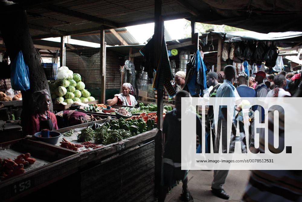 Zentralmarkt in Maputo . Mosambik . Central market . Maputo ...