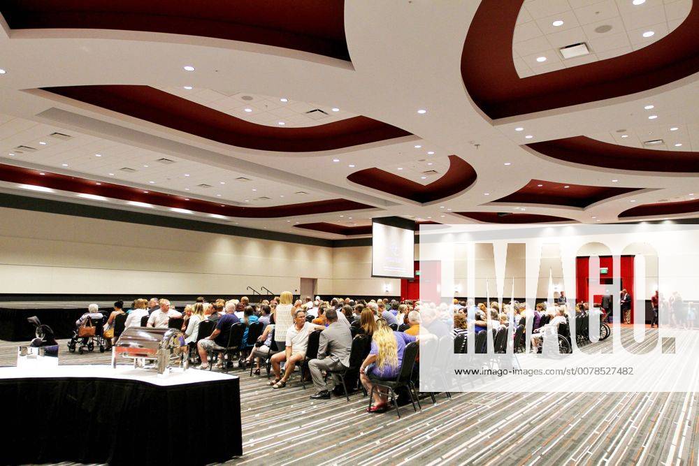 Davenport, Iowa, U.S. - The event center at the new Rhythm City Casino Resort can seat up to