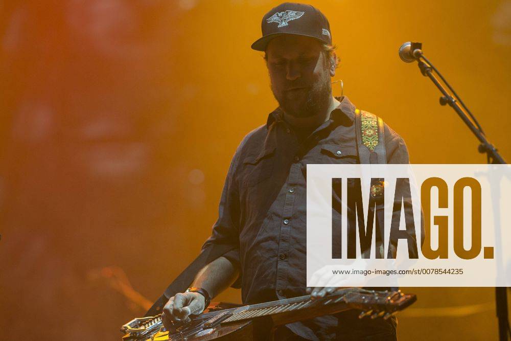 Anders Beck, dobroist of Greensky Bluegrass performs at the 2017 Beale ...