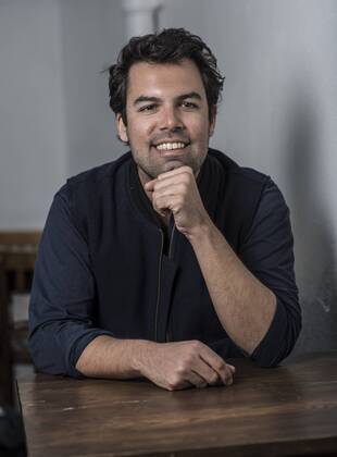 Chef Tim Siadatan pictured at St John, Holborn, London. Holborn London