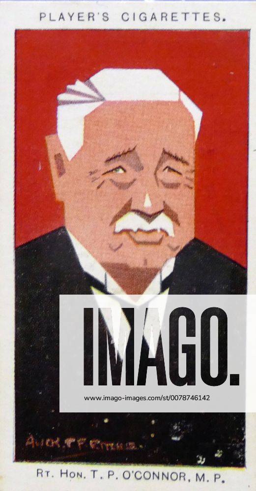 Player s cigarette card depicting Thomas Power O Connor (1848-1929 ...