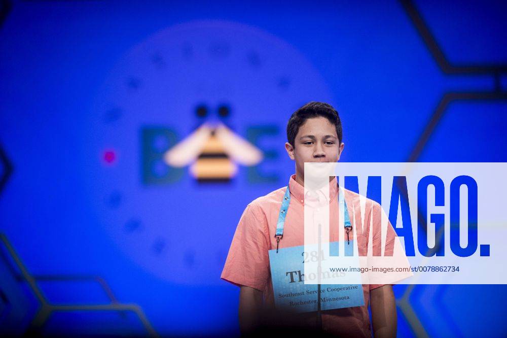 Thomas York, 14, from Rochester, Minn., participates in the finals of ...
