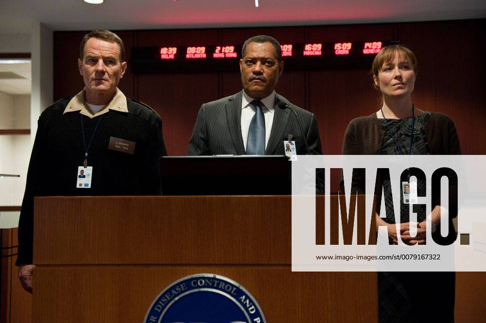 BRYAN CRANSTON as RADM Lyle Haggerty, LAURENCE FISHBURNE as Dr. Ellis ...