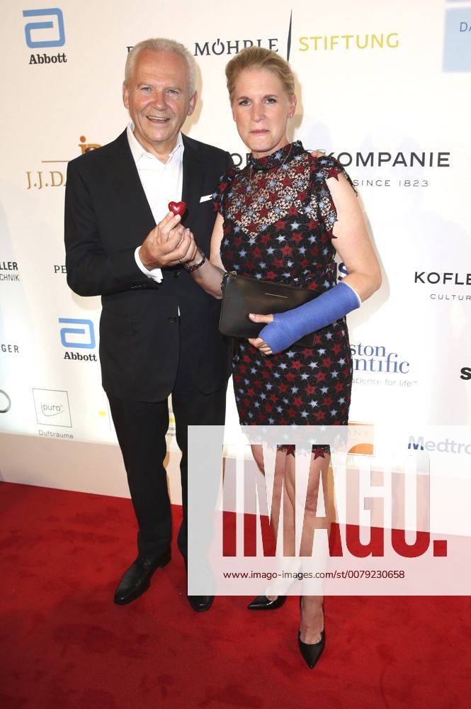 Rüdiger Grube mit Gattin Cornelia Poletto bei der Charity-Gala Das kleine Herz im Zentrum im