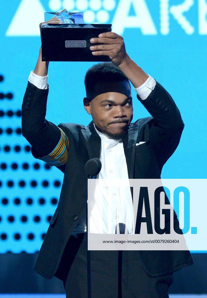 Chance the Rapper accepts the Best New Artist award onstage during the ...