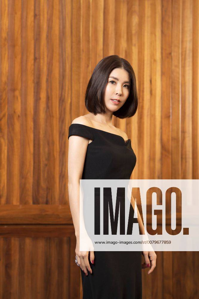 Taiwanese singer Valen Hsu Ru-yun poses for portrait photos during an ...