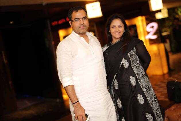 NEW DELHI, INDIA - JULY 24: BJP MP Parvesh Verma with Swati Singh Verma during the special