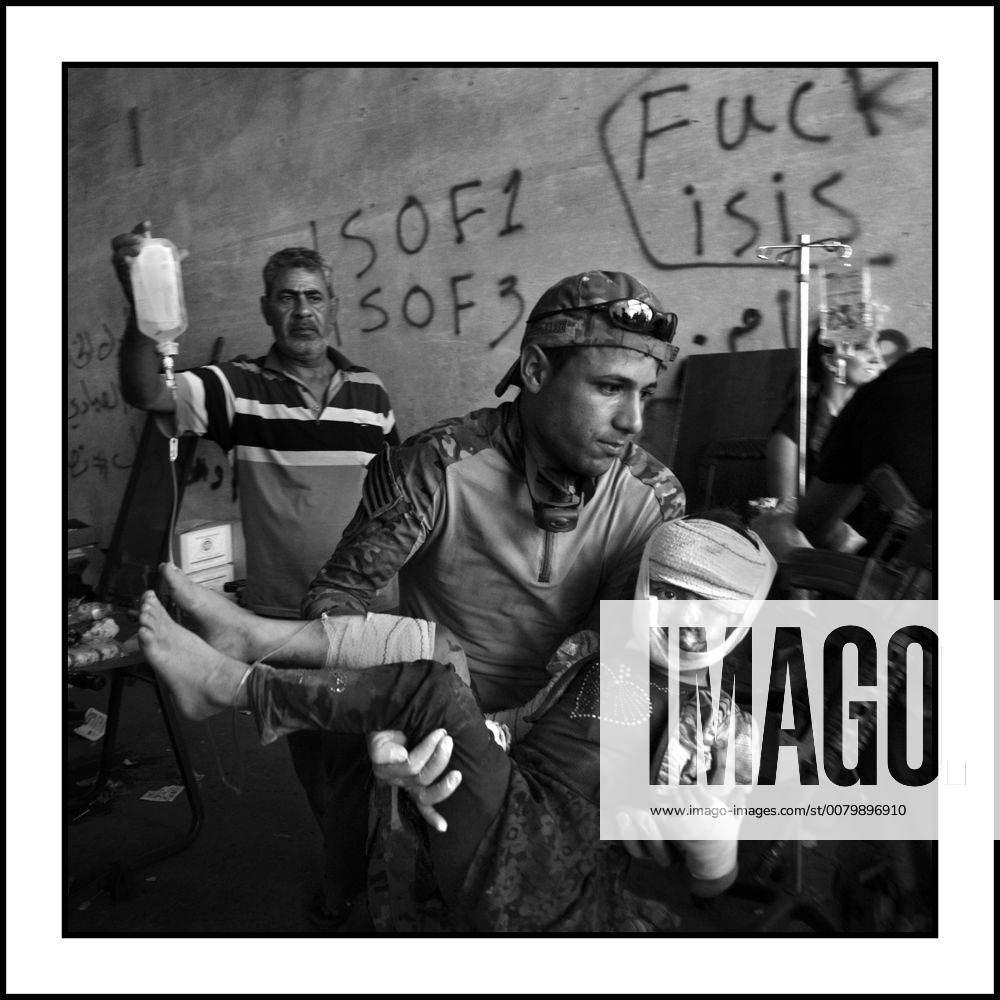 July 2, 2017 - Mosul, Iraq - July 2, 2017 - Mosul, Iraq - Graffiti on ...