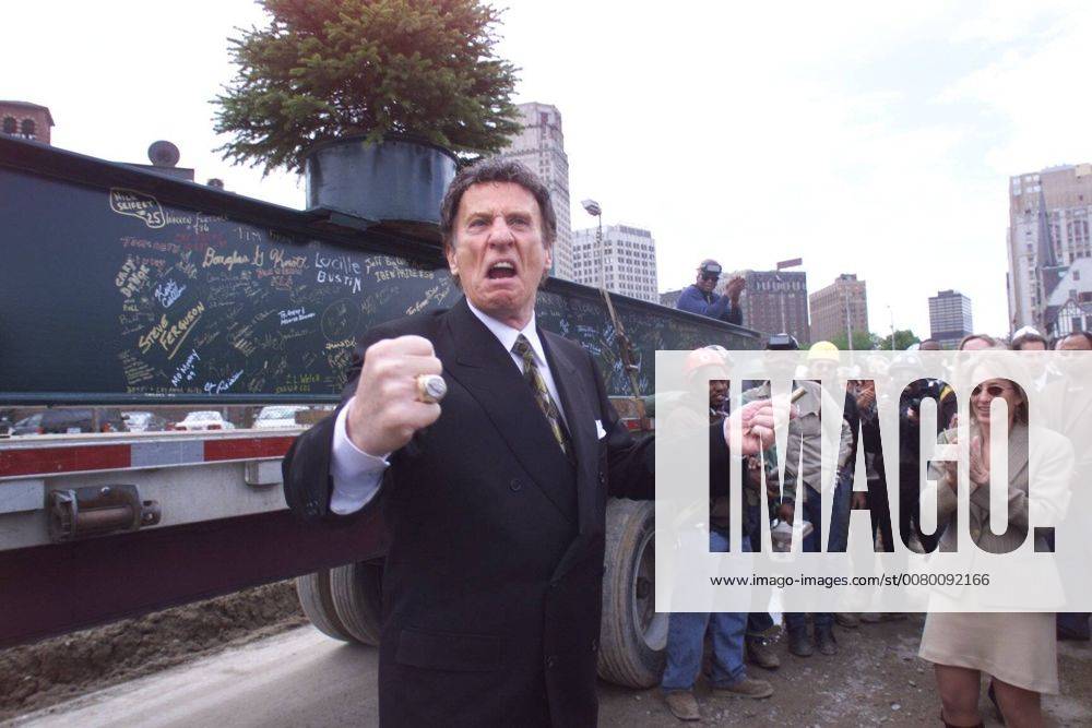 Michigan, MI, U.S. - Detroit Tigers owner Mike Ilitch reacts after ...