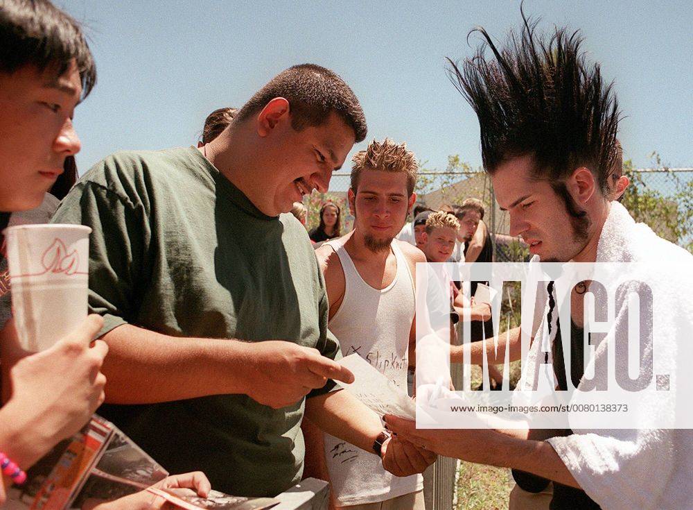 Devore, California, U.S. - WAYNE STATIC, singer for Static-X, signs an ...