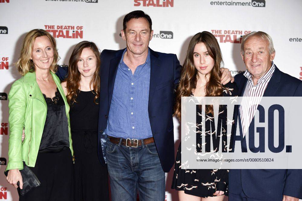 Jason Isaacs with Wife Emma Hewitt Daughters Lily Isaacs and Ruby ...