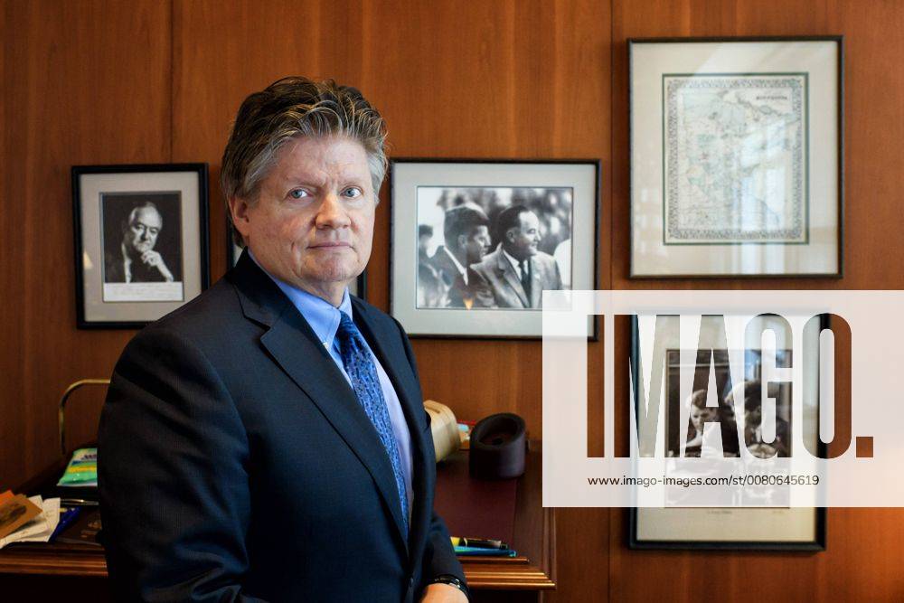 May 1, 2017 - Minneapolis, Minnesota, USA - Judge John Tunheim in his chambers in the U.S. District