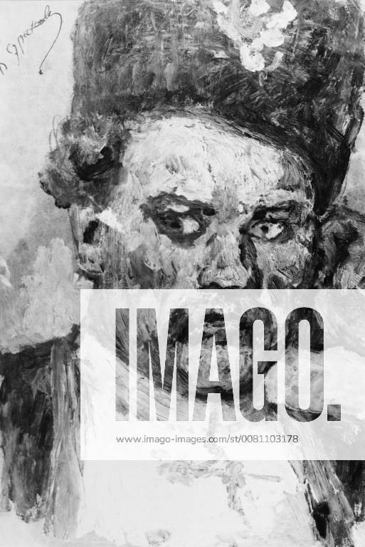 Oil on Canvas study of Cossack leader Stepan (Sten ka) Timofeyevich ...