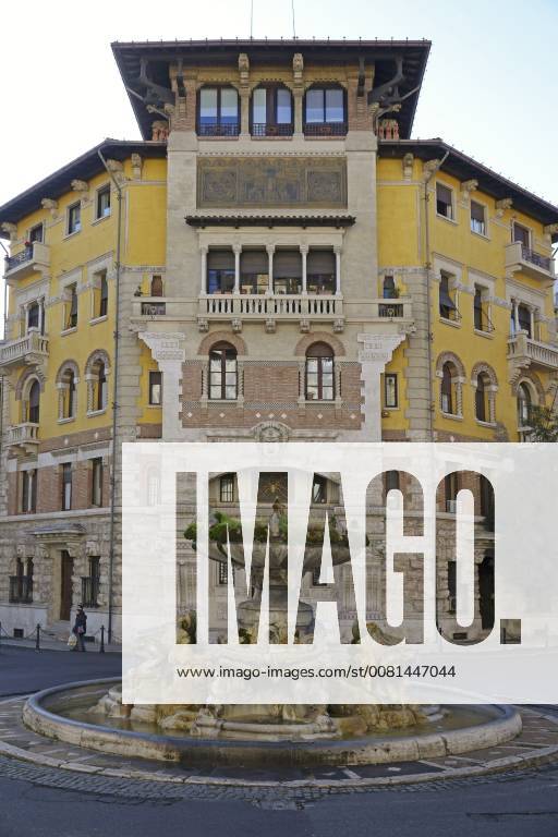 Palazzo del Ragno spider Palace on Piazza Mincio Mincioplatz in the ...
