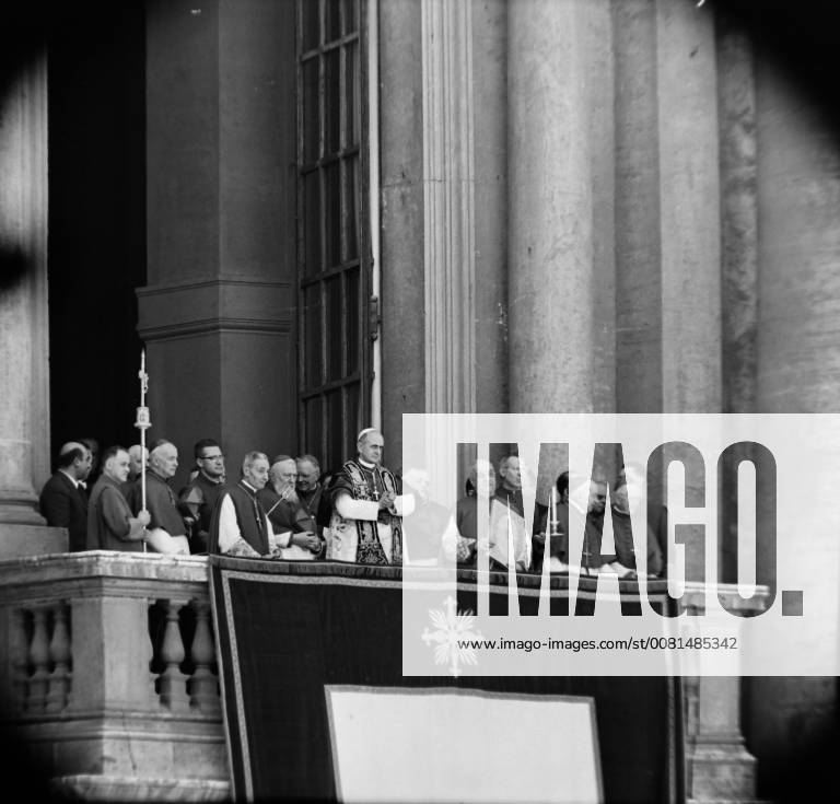 THE NEW POPE IS CARDINAL GIOVANNI BATTISTA MONTINI - POPE PAUL VI IN ...