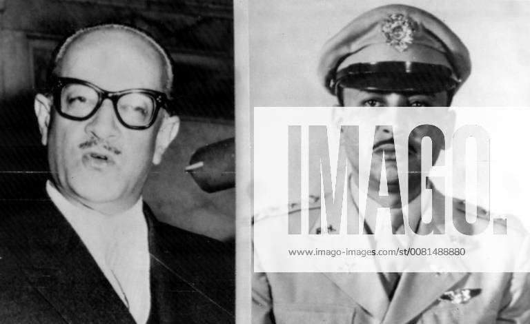 PRESIDENT OF HONDURAS RAMON VILLEDA MORALES AND COLONEL OSVALDO LOPEZ ...